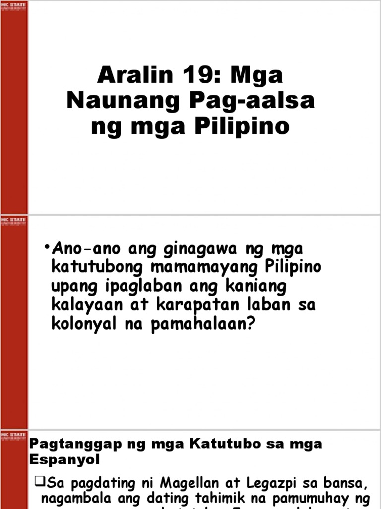 AP 5 Aralin 19 Part 1 | PDF