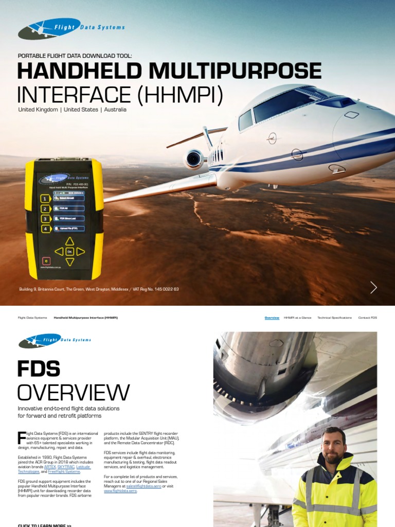 Handheld Multipurpose Interface (Hhmpi) : Portable Flight Data Download ...