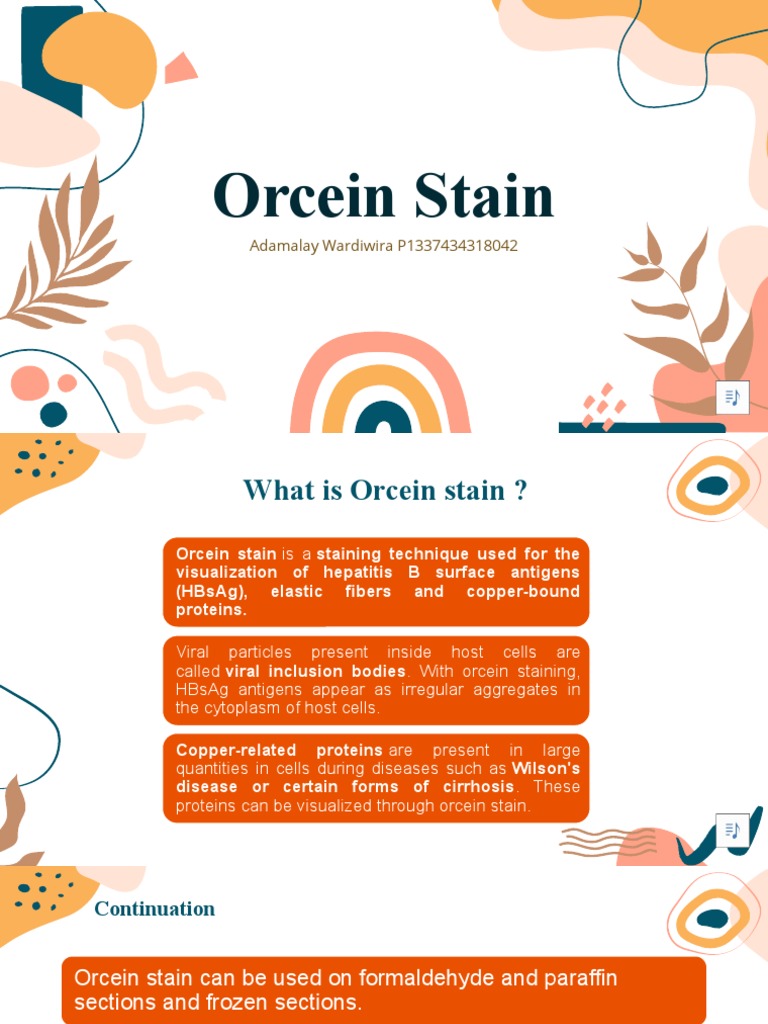 p1337434318042 Adamalay Wardiwira Orcein Stain | Staining | Histology