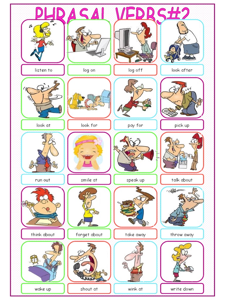 Phrasal Verbs Picture Dictionary2 | PDF | Career & Growth | Self ...