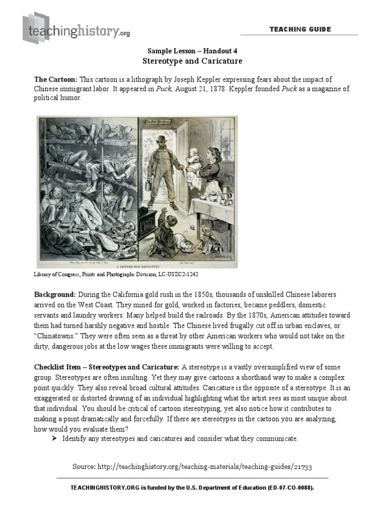 Analyzing Historical Political Cartoons | PDF | Reconstruction Era ...