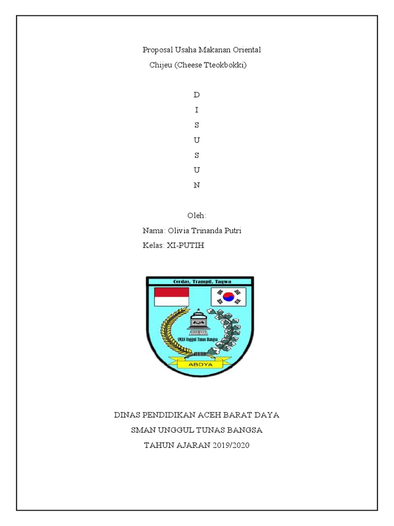 Proposal Prakarya Olivia | PDF