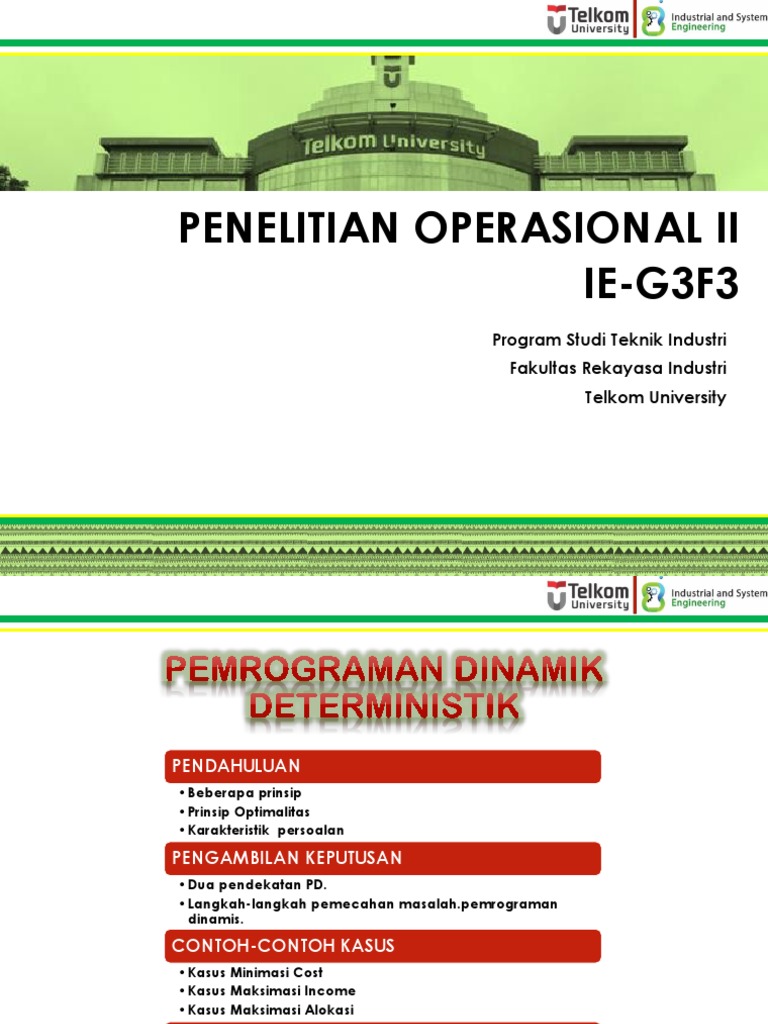Pemrograman Dinamis: Prinsip dan Kasus | PDF | Seni | Komputer