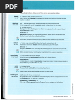 Level B: Unit 1 Vocabulary Answers | PDF