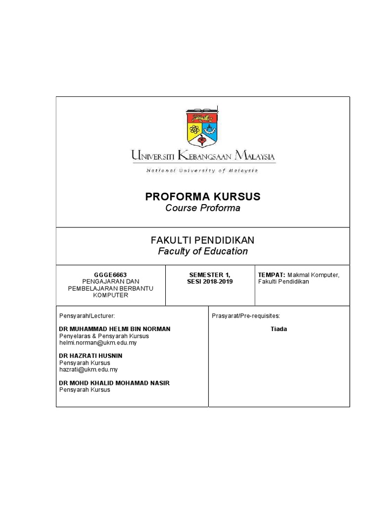 Proforma | PDF | Alternative Education | Learning Programs