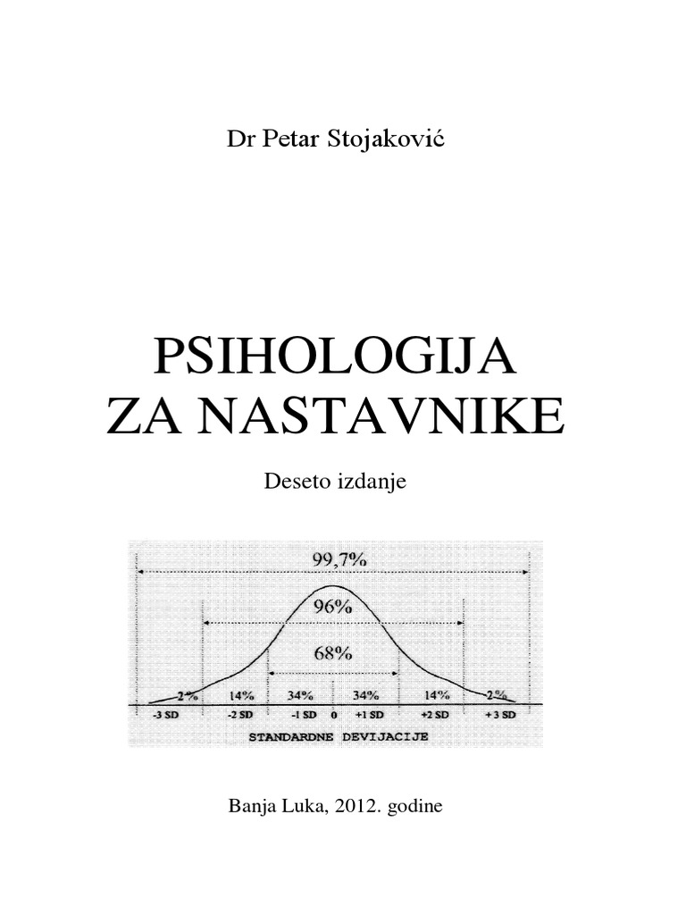Psihologija Za Nastavnike | PDF