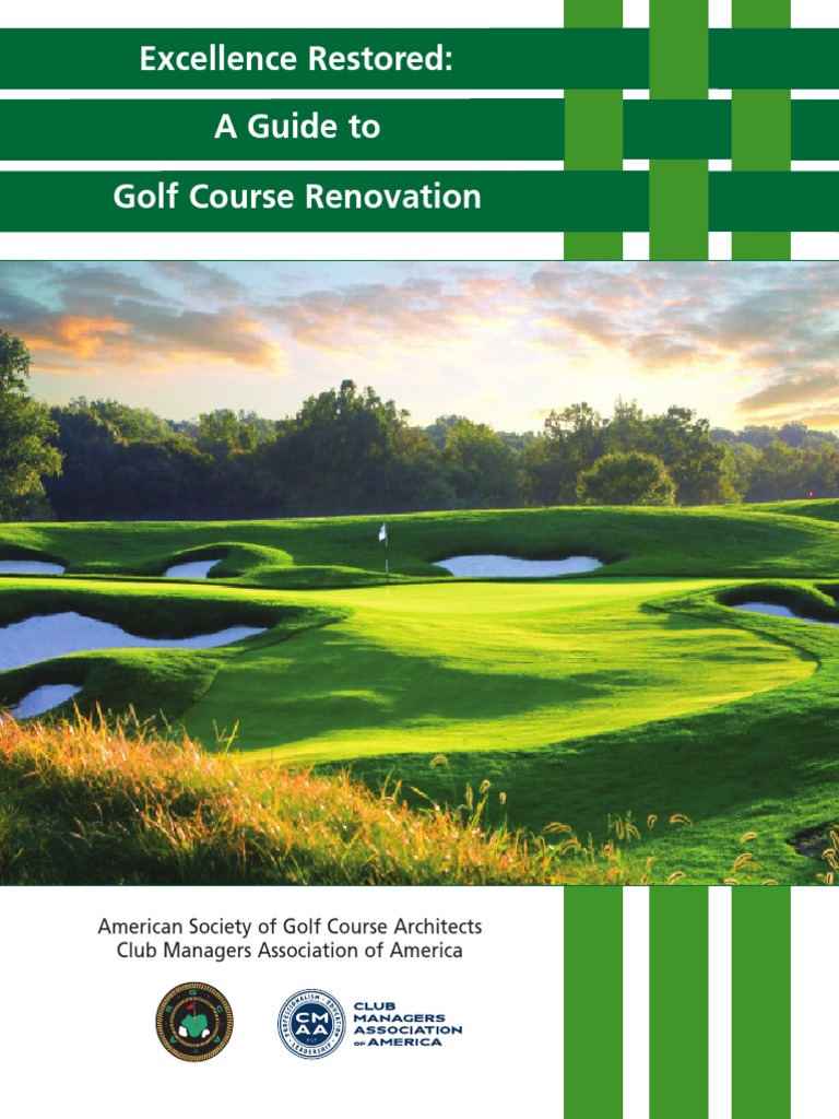 Golf Course Renovation Guide | PDF | Golf Course | Finance (General)