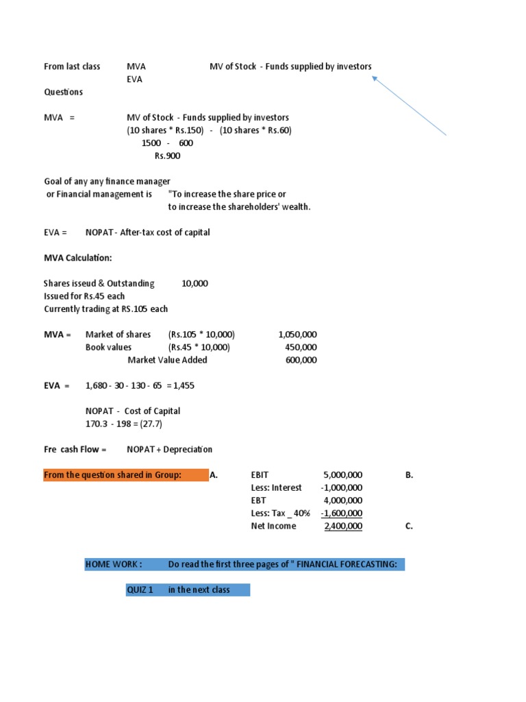 MVA Calculation | PDF | Balance Sheet | Financial Economics