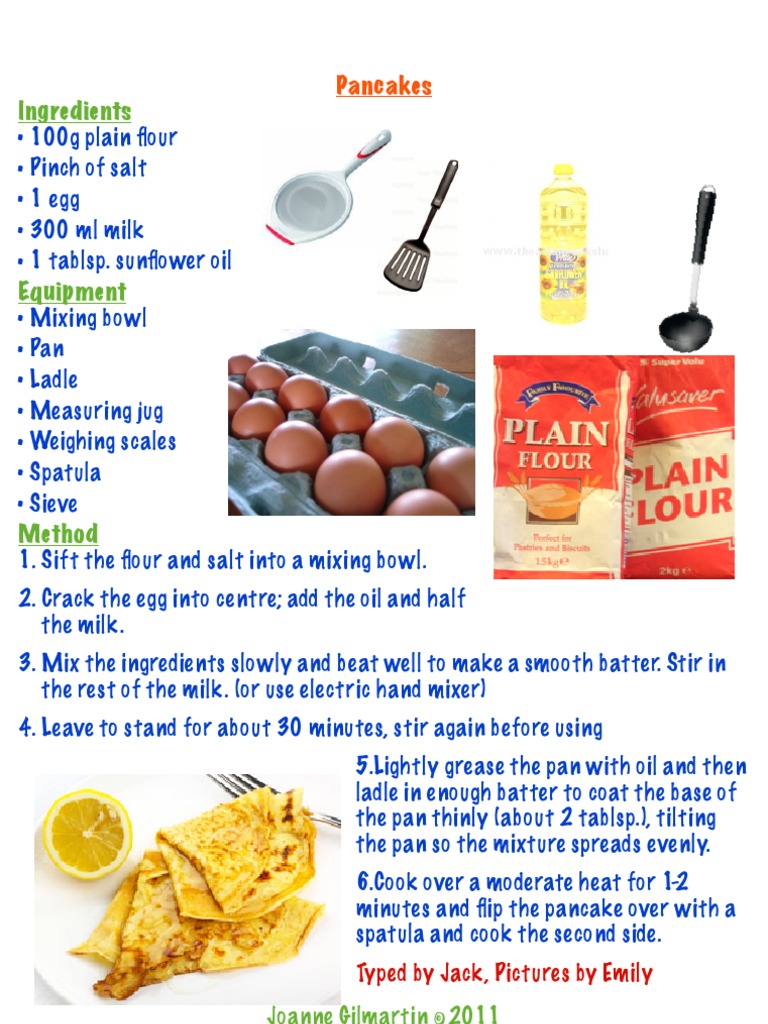 Easy Pancake Recipe | PDF
