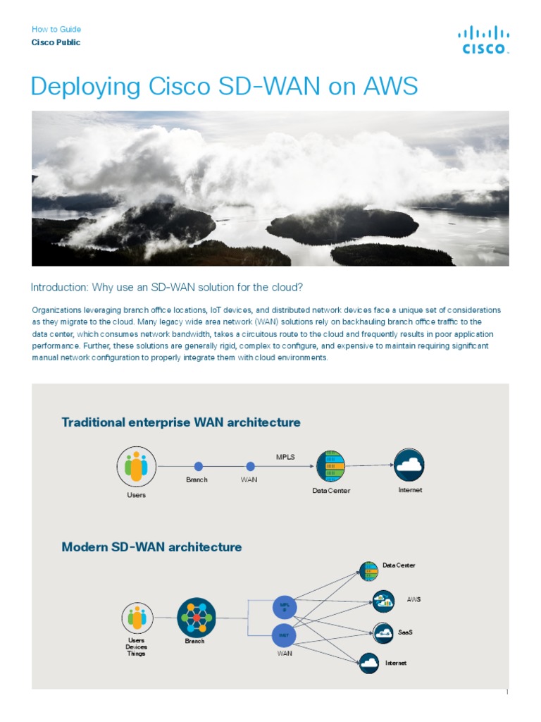 0E6rwVBQSoCHdXRQw24W - Deploying Cisco SD-WAN On AWS How-To Guide - A3 PDF | PDF | Cloud ...
