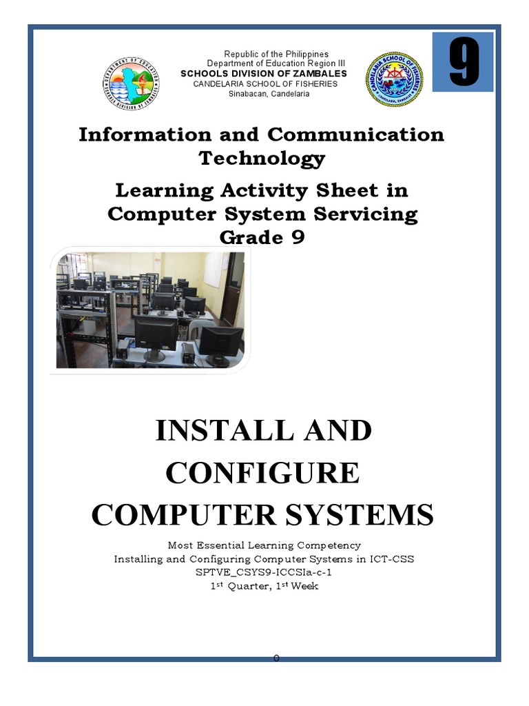 TLE-TE 9 - Q1 - W1 - Mod1 - ICT CSS | PDF | Hazards | Occupational ...