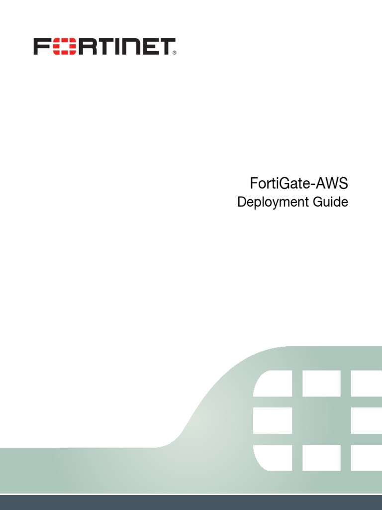 Fortigate Aws Deployment | PDF