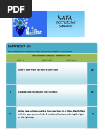 NATA Drawing Questions & Solutions 2026 | PDF | Drawing