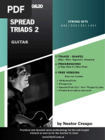 Triads Complete Book | PDF | Chord (Music) | Guitars