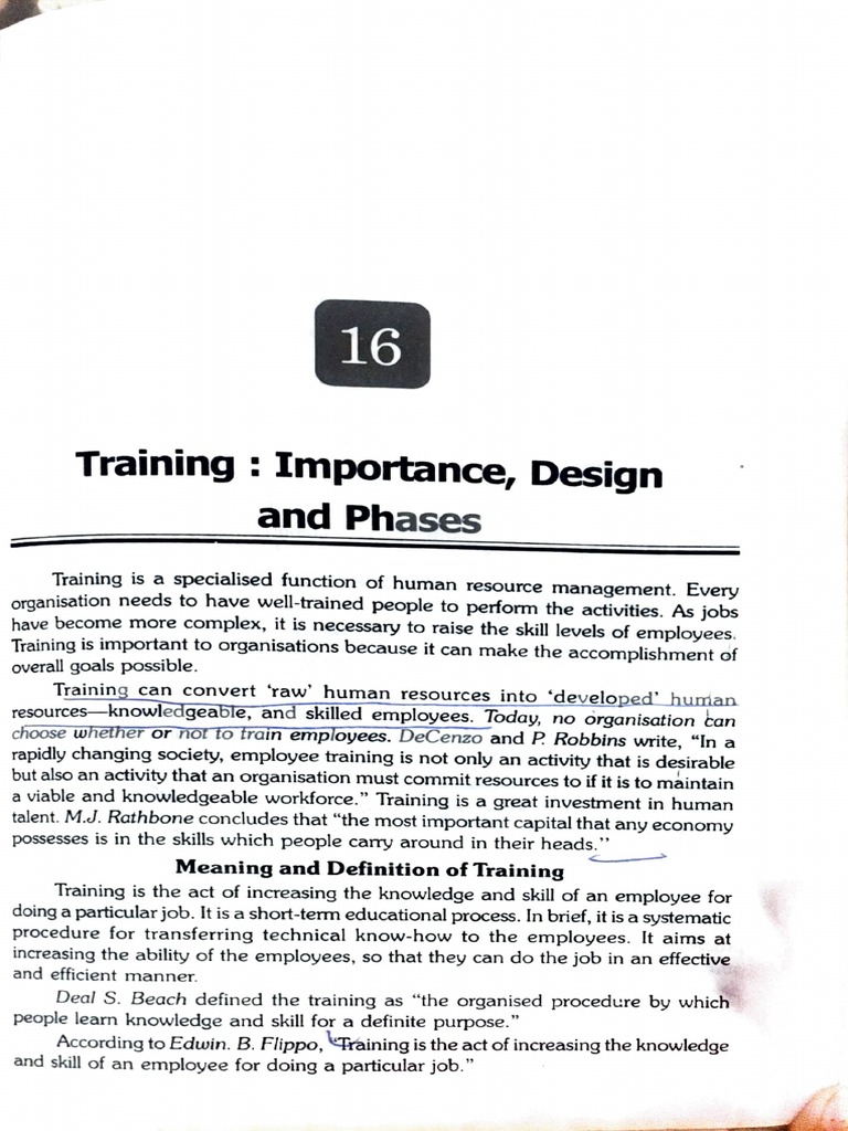 Unit 1 Training and Deveopment | PDF | Employment | Human Nature
