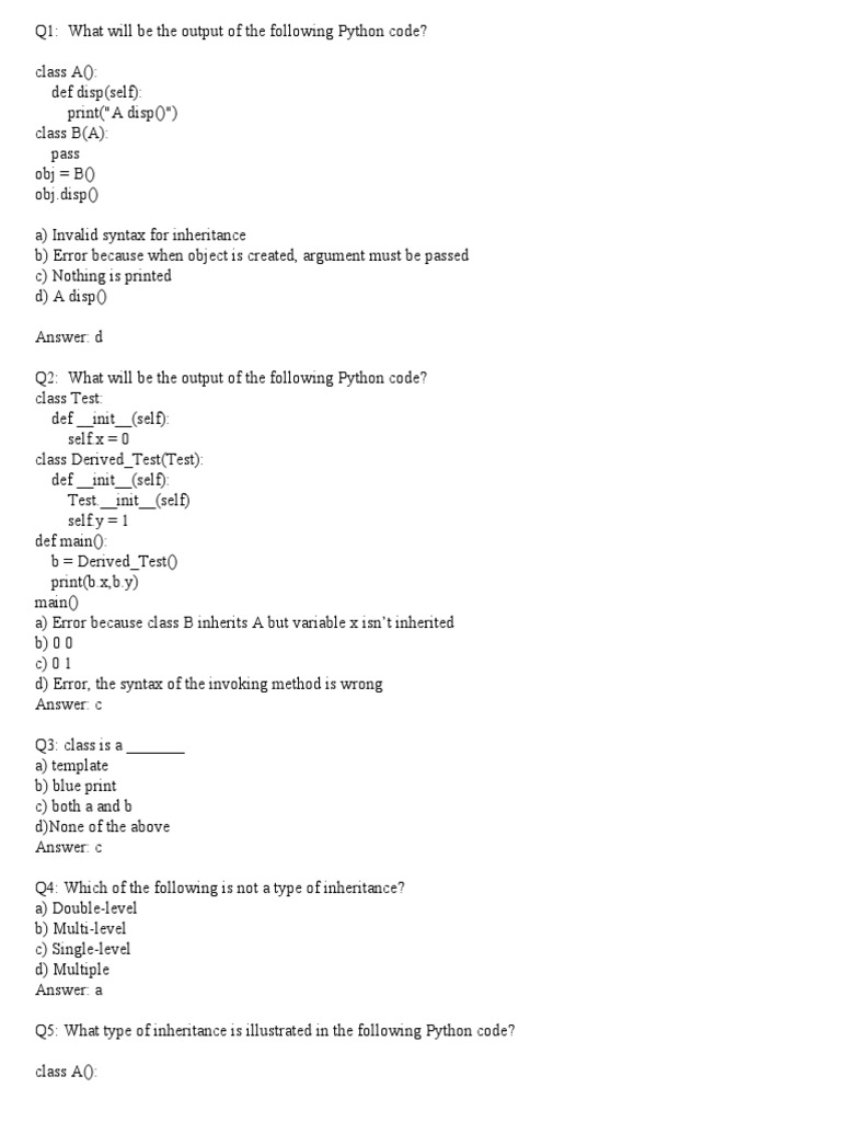 Python Download Free Pdf Queue Abstract Data Type Inheritance Object Oriented Programming