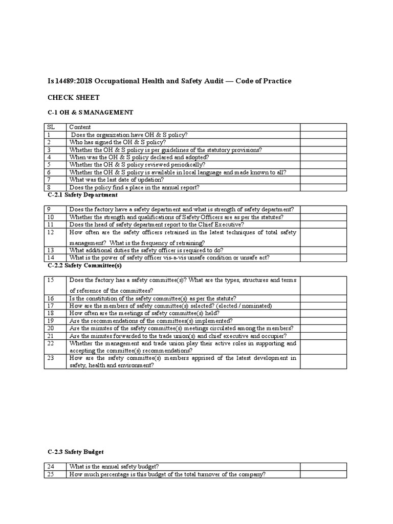 Is 14489 2018 | PDF | Fires | Personal Protective Equipment