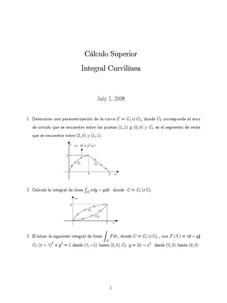 Integral curvilínea y de superficie: problemas resueltos con aplicación ...