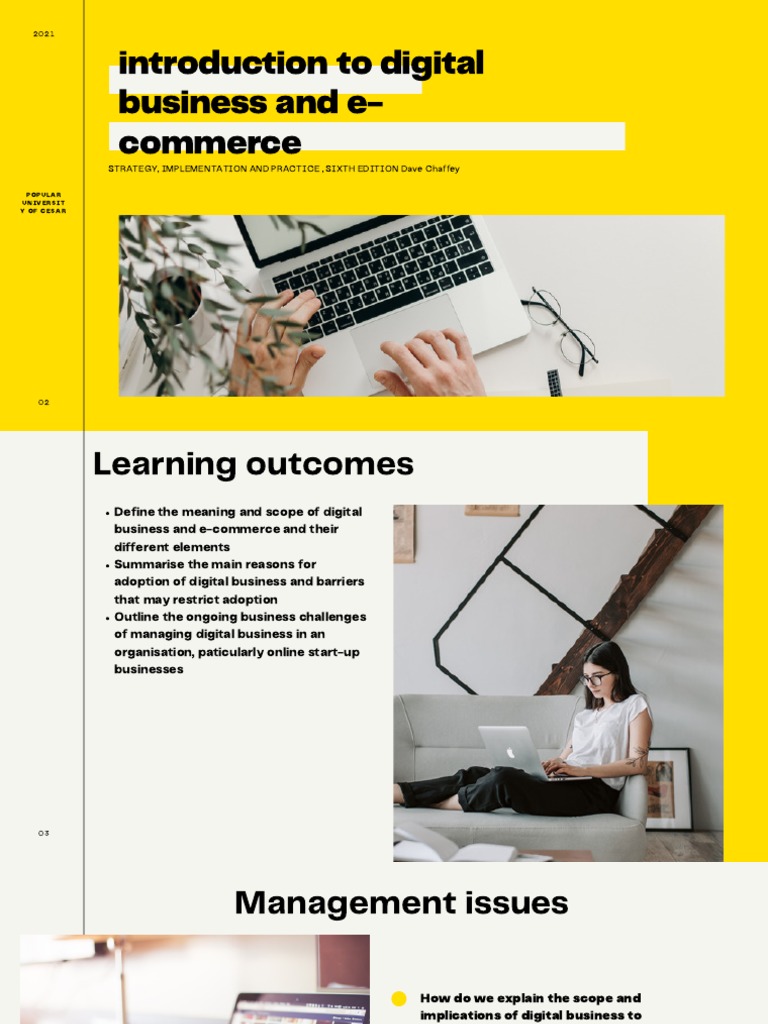 Introduction To Digital Business and E-Commerce: Strategy ...