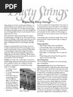 Pedal Harp String Guide For Salvi and Lyon and Healy | PDF | Music ...