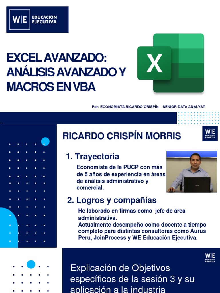 Sesión 3 - Entorno Vba | PDF | Macro (informática) | Visual Basic para Aplicaciones