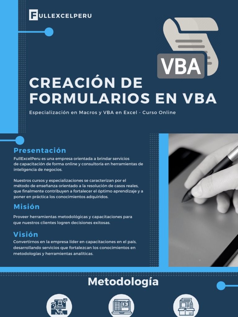 Formularios en Vba | PDF | Visual Basic para Aplicaciones | Microsoft Excel