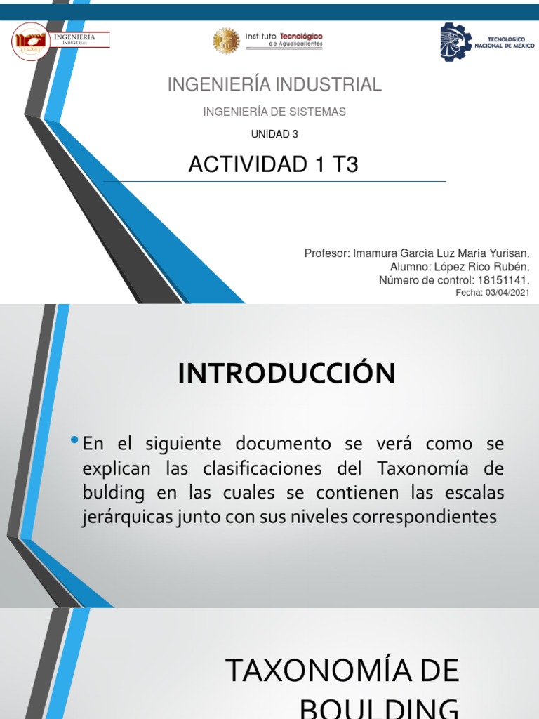 La taxonomía de Boulding: una escala jerárquica de sistemas basada en ...