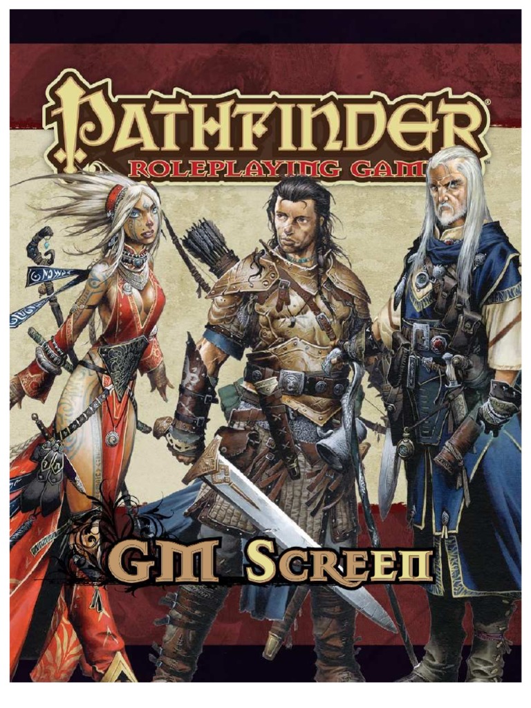 Pantalla Director de Juego de Pathfinder | PDF | Juego de azar ...