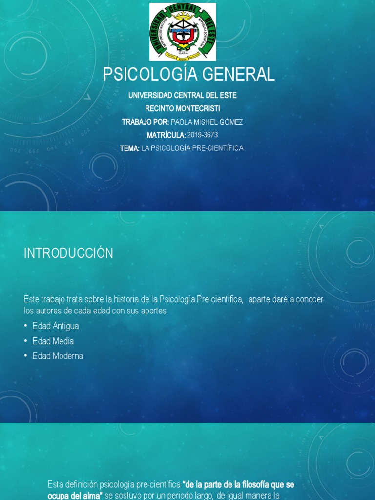 La Psicologia Pre-Cientifica | PDF | Alma | Platón