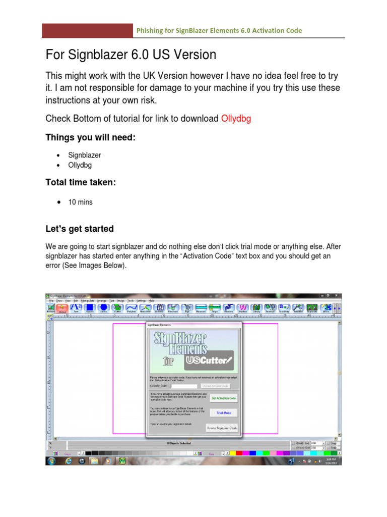 For Signblazer 6.0 US Version: Things You Will Need | Download Free PDF ...
