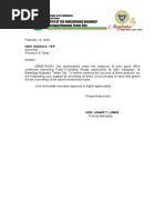 Letter Request To DPWH | PDF | Social Science