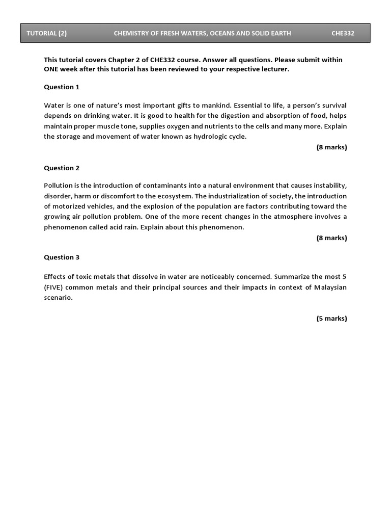 Tutorial Chapter 2 | PDF