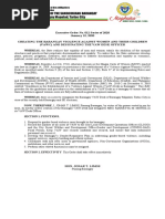 Executive Order No. 003 Creating BNC | PDF