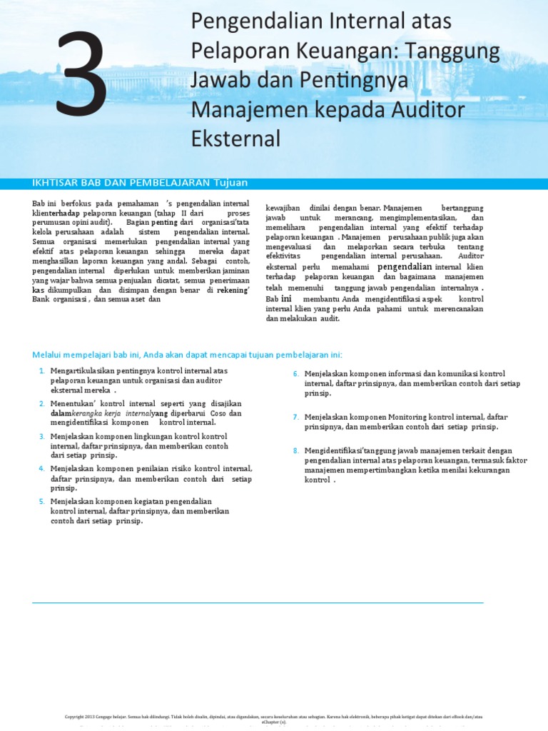 Audit Chapter 3 Bahasa Indonesia | PDF