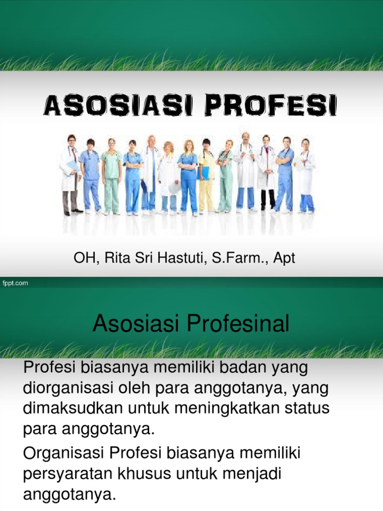 Asosiasi Profesi | PDF