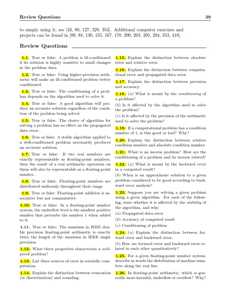 Review Questions 39 | PDF | Rounding | Theory Of Computation