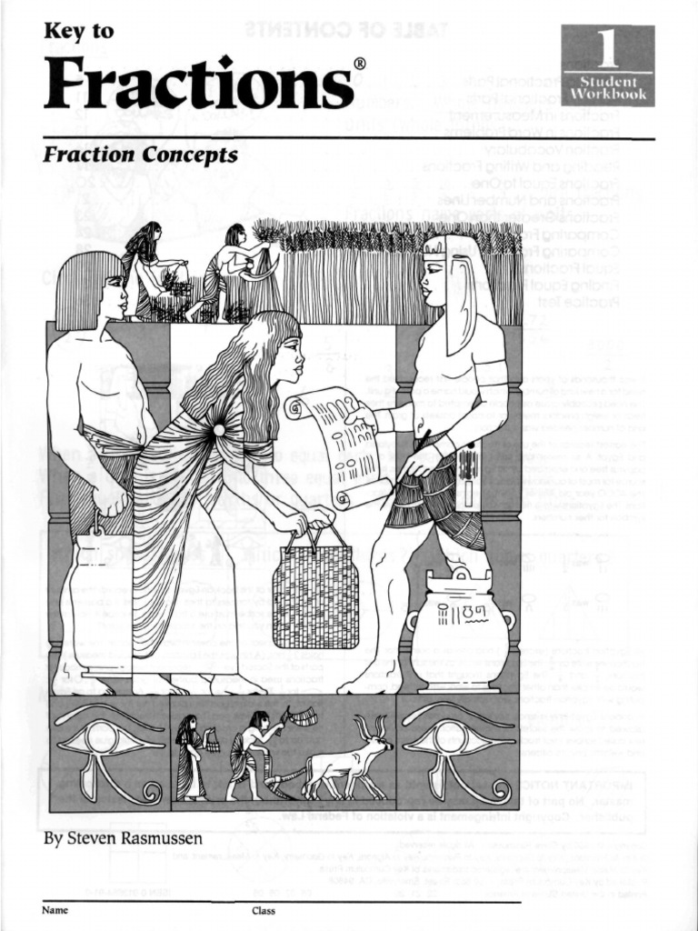 Key To Fractions #1 | PDF