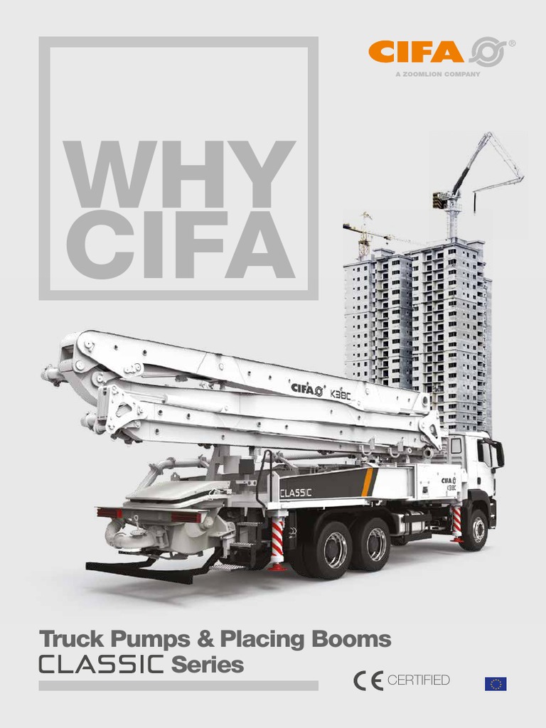 CIFA Truck Pumps Easy to Use Reliable Series | PDF | Reliability ...