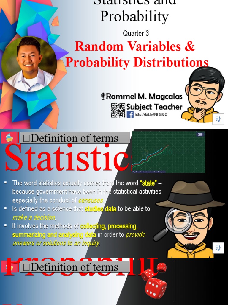 Random Variables & Probability Distributions: Quarter 3 | PDF | Random ...