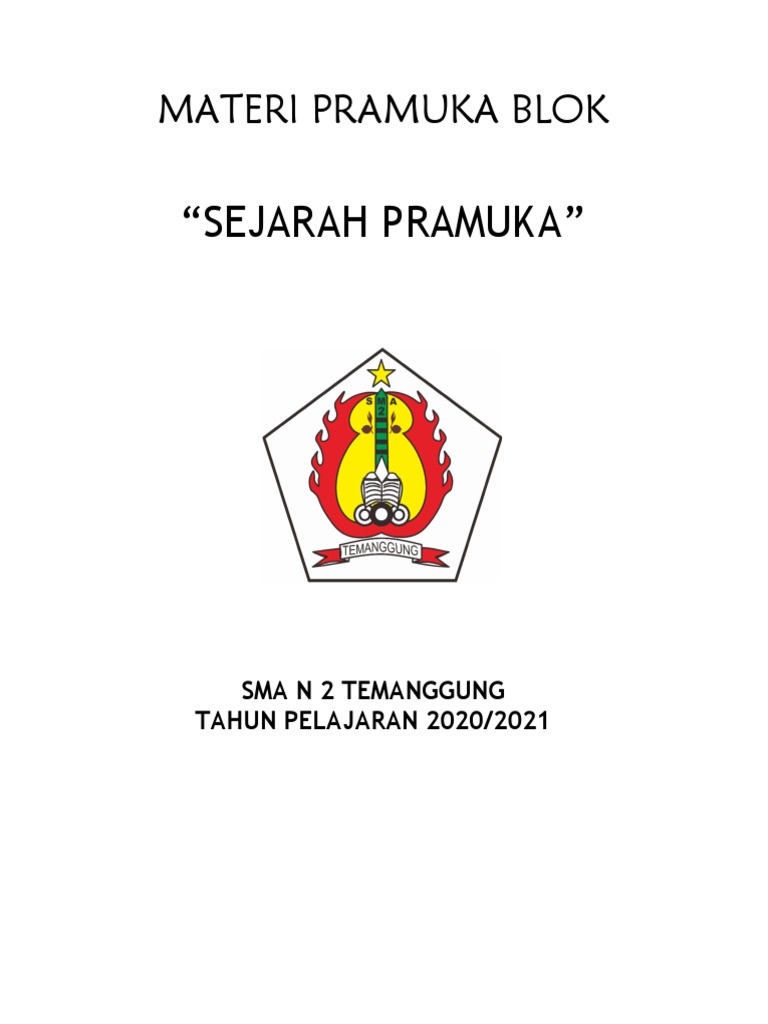 Materi Pramuka Blok Sejarah Pramuka | PDF