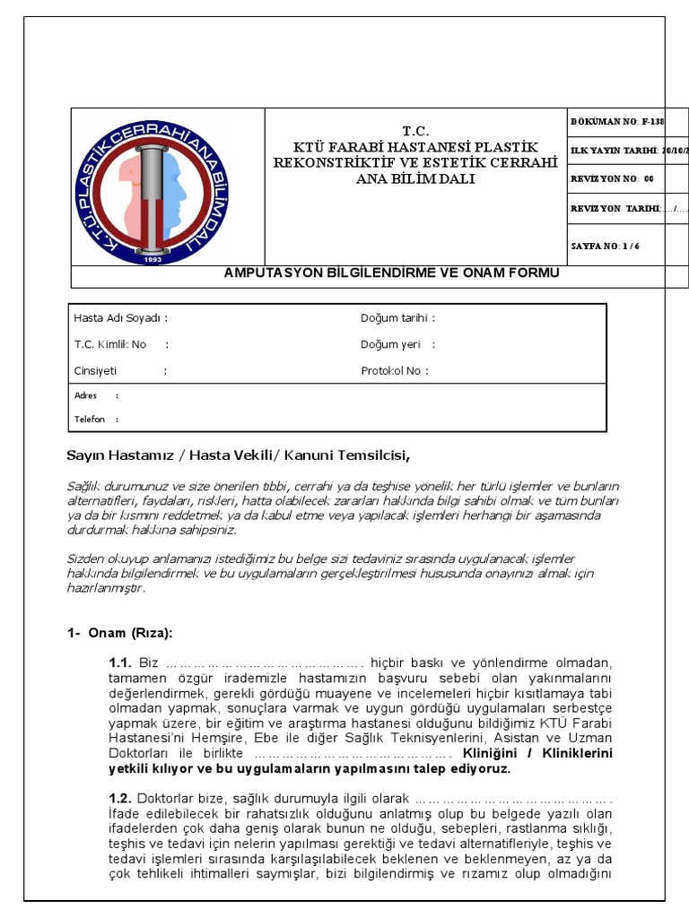 Amputasyon ONAM | PDF