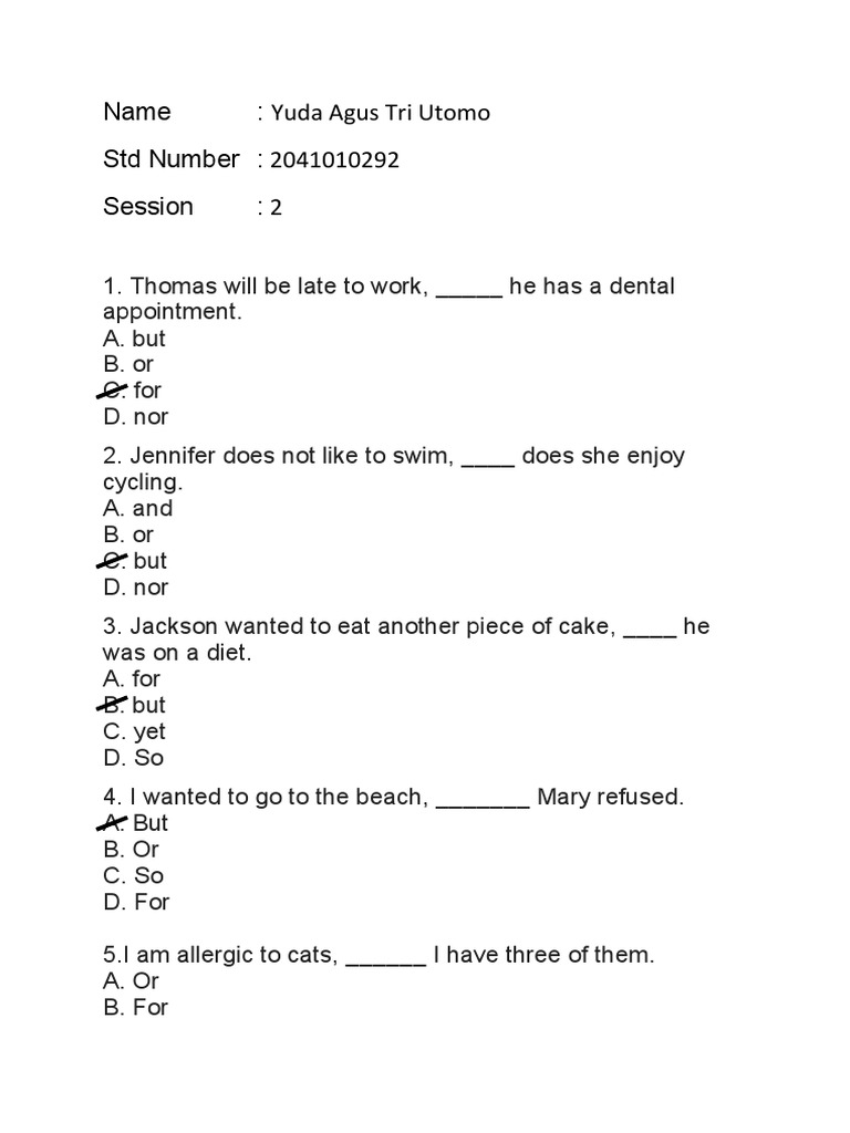 Name: Yuda Agus Tri Utomo STD Number: 2041010292 Session: 2 | PDF