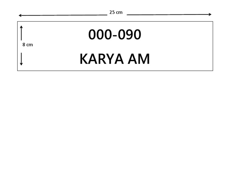 Contoh Tag Rak | PDF
