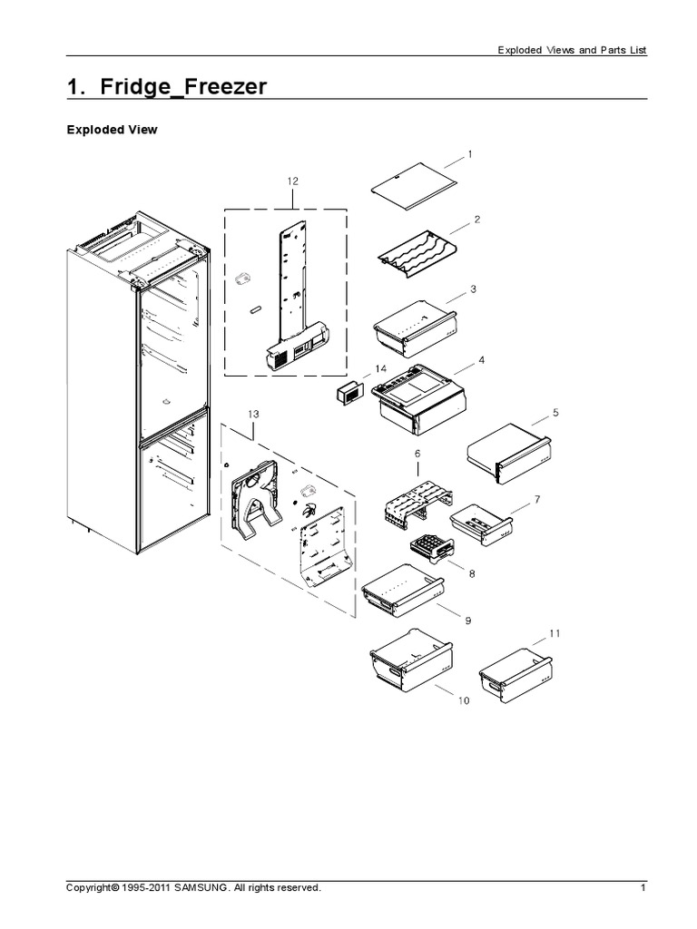 Fridge - Freezer: Exploded View | PDF | Copyright Law | Law
