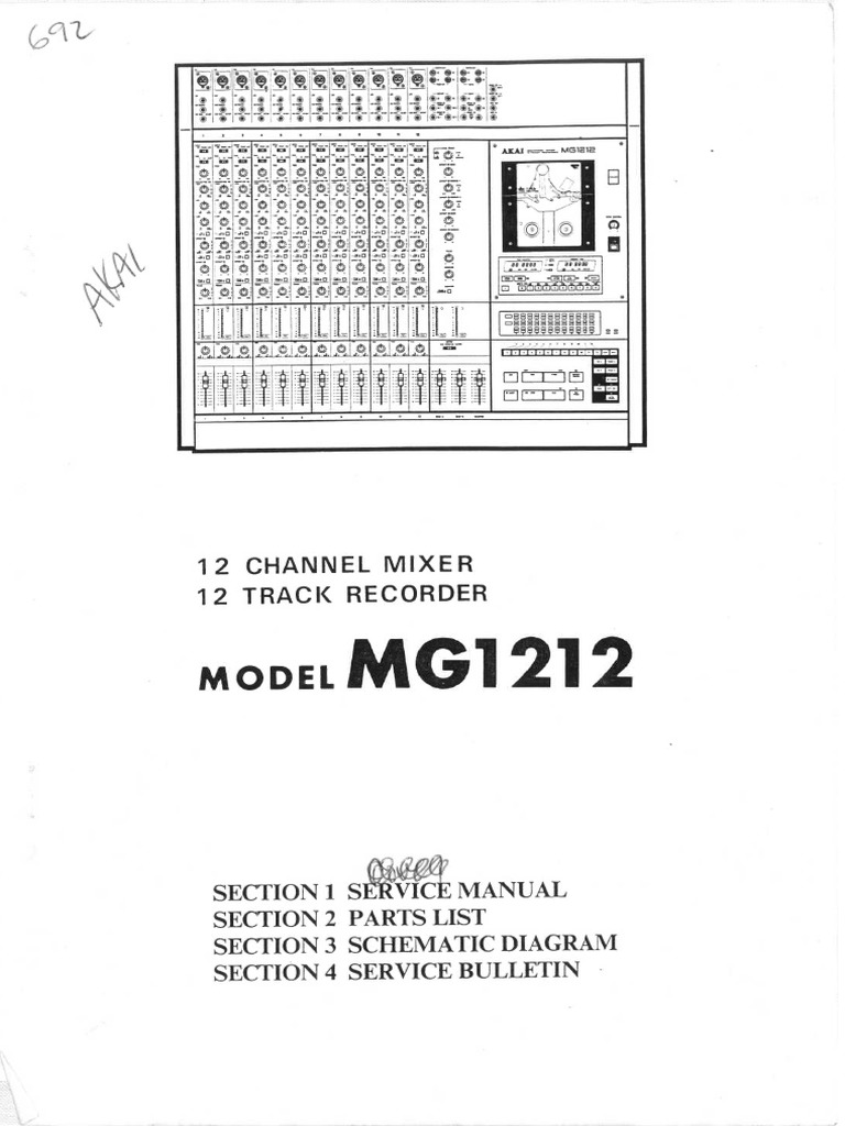 Akai MG 1214 | PDF