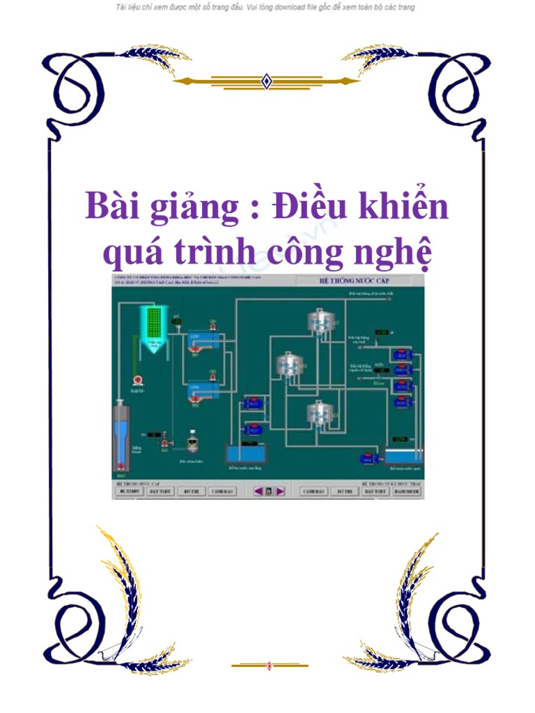 Dieu Khien Qua Trinh Cong Nghe 0557 | PDF