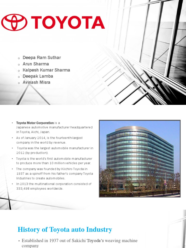 Toyota | PDF | Toyota | Corporate Social Responsibility