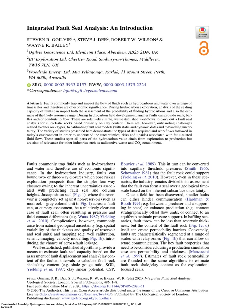 Fault Seal Analysis | PDF | Petroleum Reservoir | Fault (Geology)