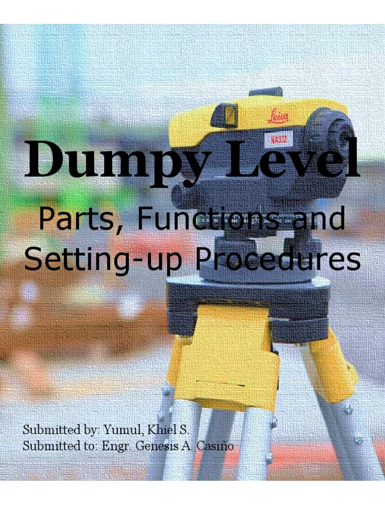 Dumpy Level: Parts, Functions and Setting-Up Procedures | Download Free ...