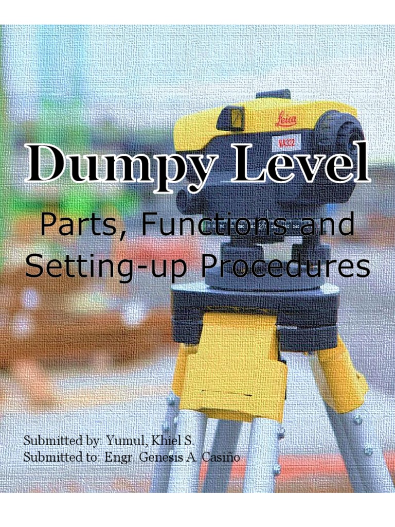 Dumpy Level | PDF | Surveying | Glass Applications